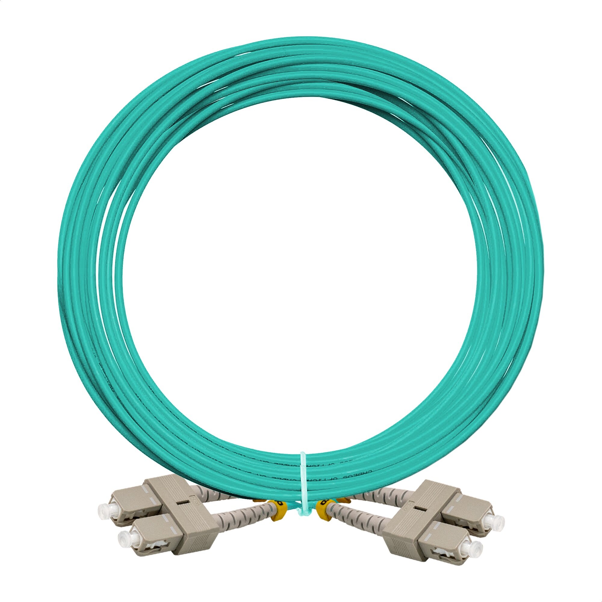 Патч-корд волоконно-оптический ExeGate FC-D-503-SC-SC-10M-LSZH (Шнур во MM 50/125 (OM3), SC/UPC-SC/UPC, Duplex, LSZH, 10м) EX297956RUS