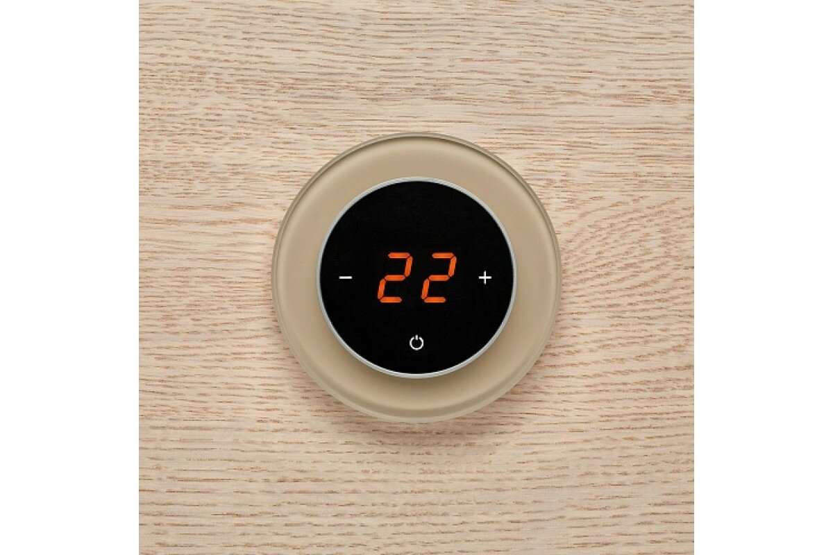 Терморегулятор Aura RONDA 1236 Brown Light (светлый коричневый) сенсорное управление
