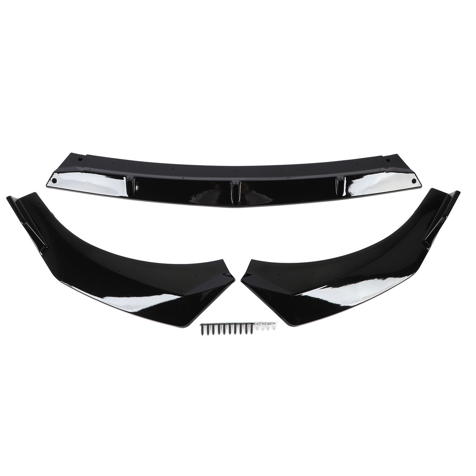 Набор для тела передней губы глянцевый черный, повышенный защитный передний бампер, нижний разветвитель губы для CN7 с 2021 по 2023