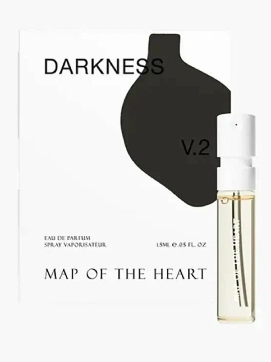 Парфюмерная вода мужская женская MAP OF THE HEART V.2 DARKNESS унисекс 2мл (edP - eau de Parfum)