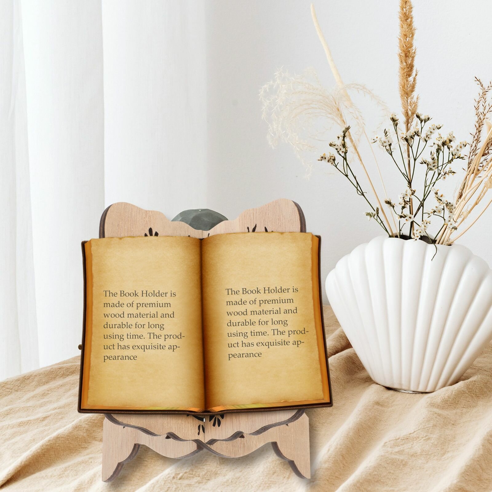 Деревянный Держатель Для Книг, Подставка Для Корана, Элегантный Дизайн, 2 Штуки