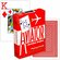 Карты Aviator Jumbo Index Red, покерные, 54шт, красные, с пластиковым покрытием