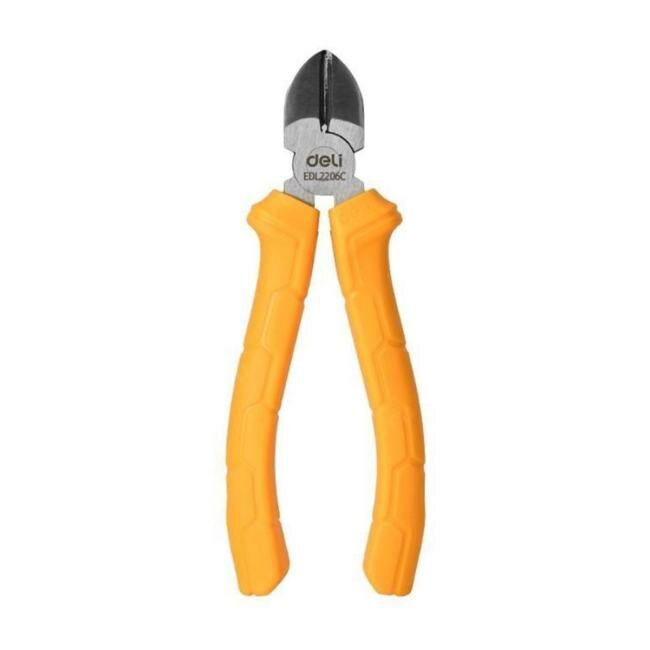 Диагональные бокорезы Deli DL2206C 160мм, пластиковая ручка