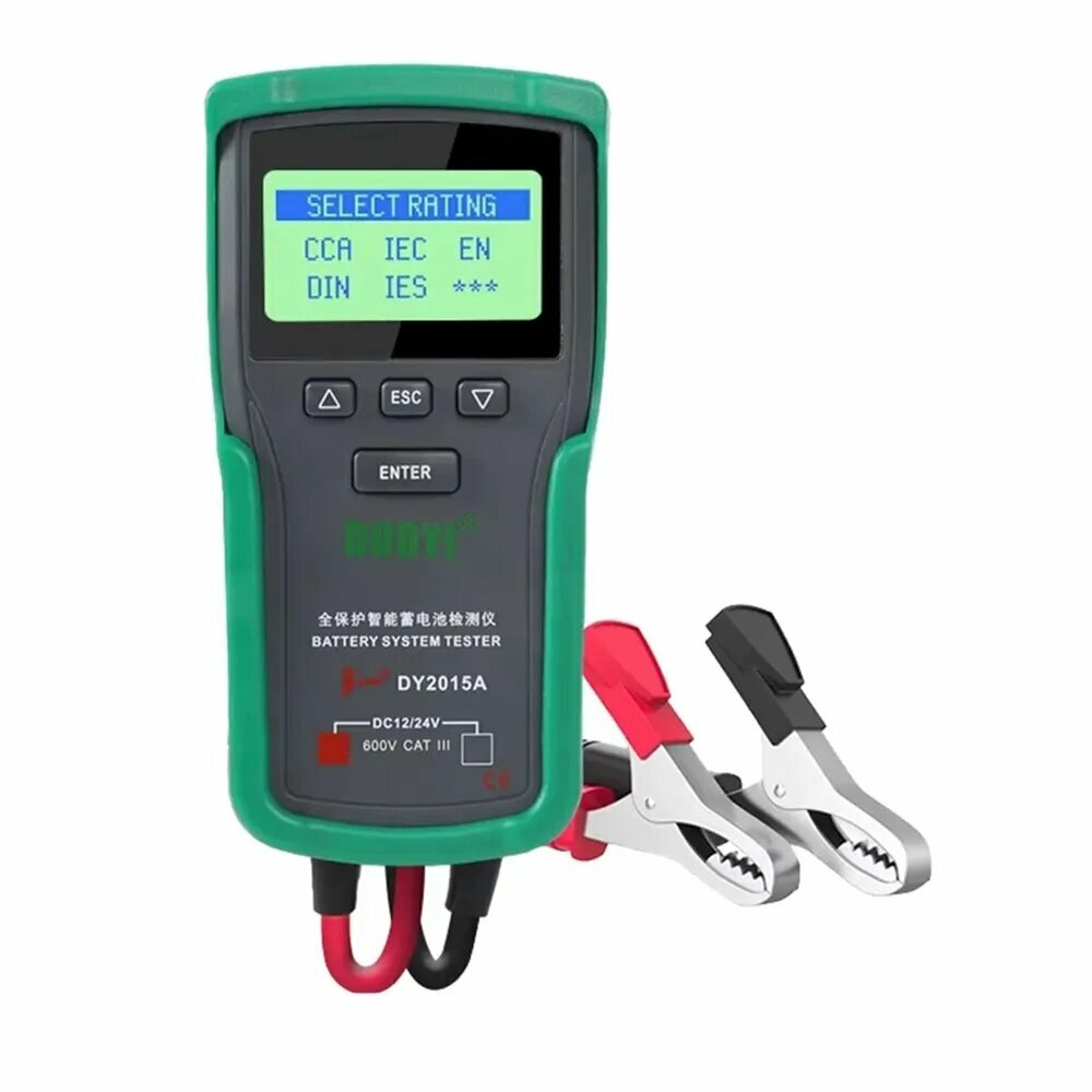 12V 24V Автомобильный Тестер Аккумулятора С Автоматической Нагрузкой Переменного Тока Аккумуляторный Инструмент DY2015A