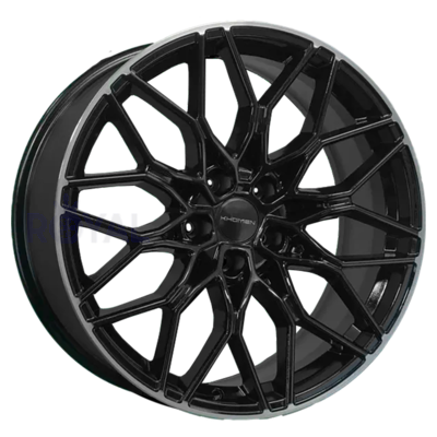 Литой колесный диск Khomen Wheels KHW1902 (Audi/VW) 8,5x19/5x112 ET30 D66,6 Black MR