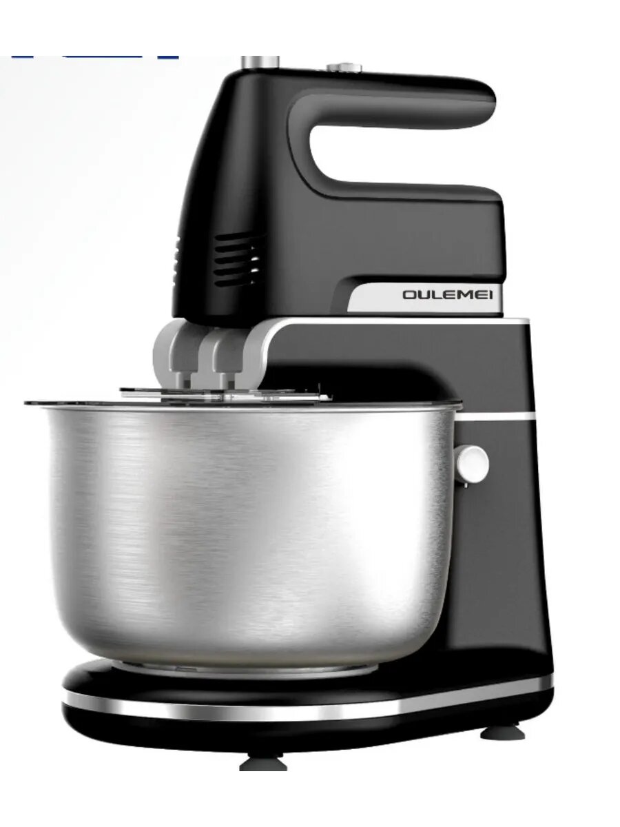 Миксер стационарный OULEMEI OLM-DDC006, нержавеющая сталь, 800Вт, серый/коричневый/чёрный
