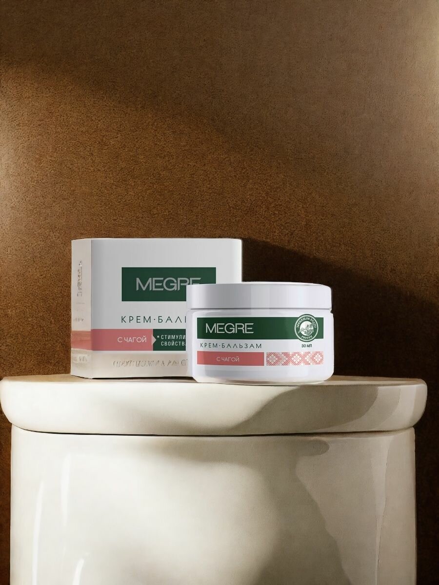 Звенящие Кедры России Крем-бальзам массажный с чагой, 30 мл