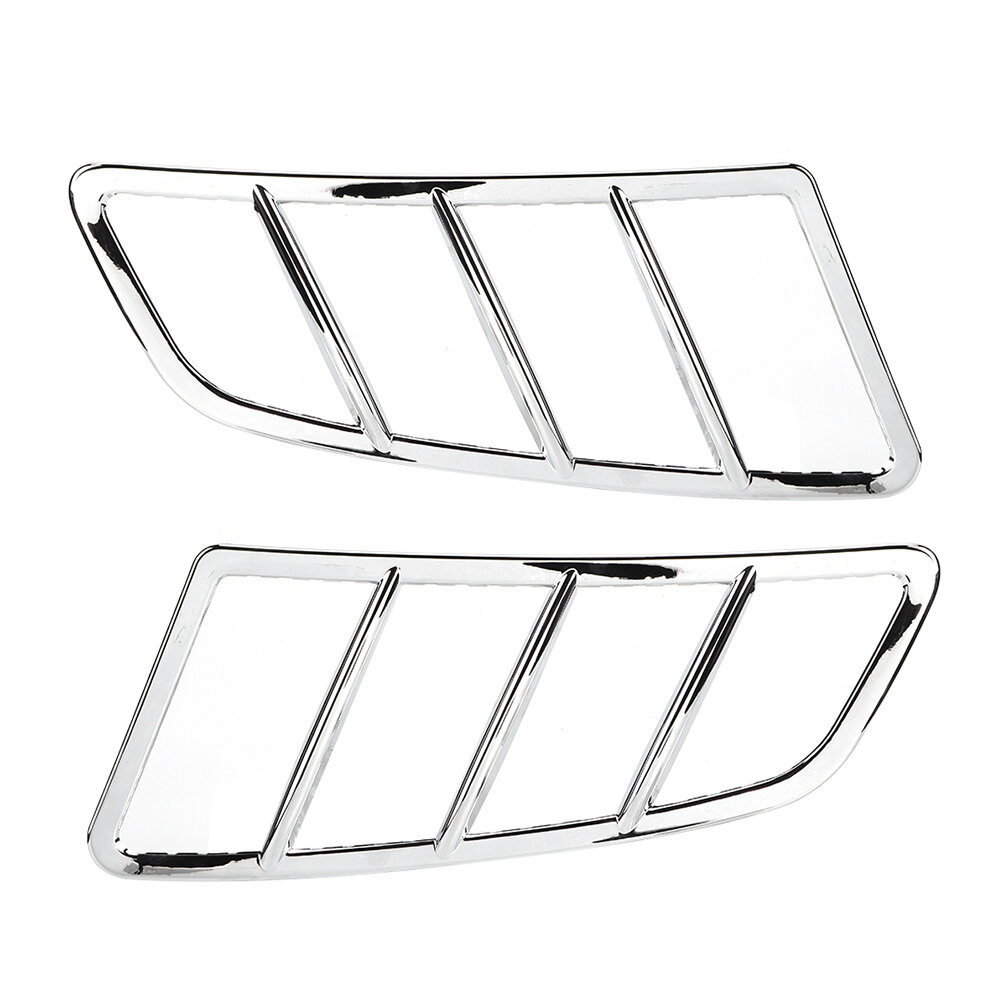 2 шт. ABS крышка выхода воздуха на капоте, облицовка, подходит для Mercedes Benz SLK 2011-2015 гг.