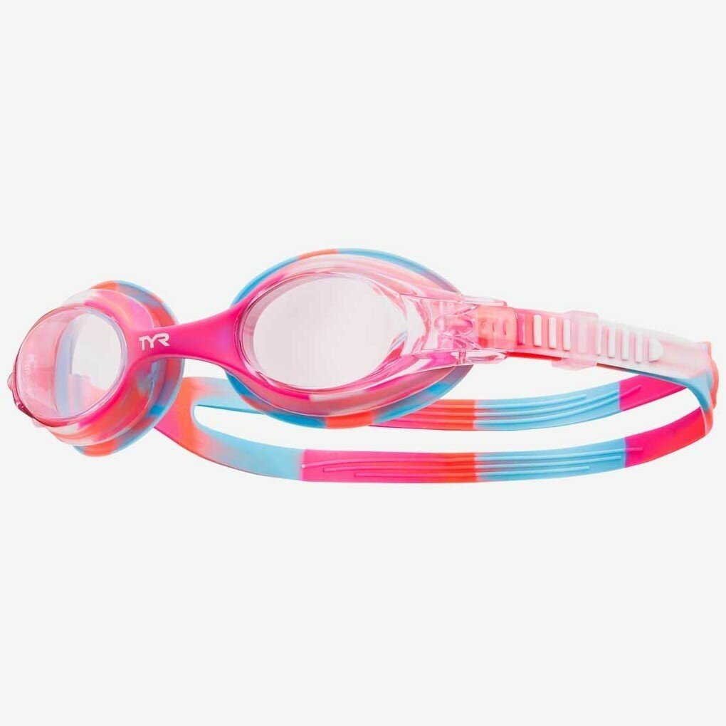 Очки для плавания детские TYR Swimple Tie Dye (667 Розовый, O/S)