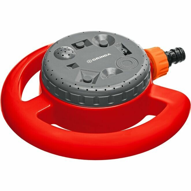 GRINDA GF-8, 64 м2 полив, на облегченной подставке, распылитель стационарный, пластиковый