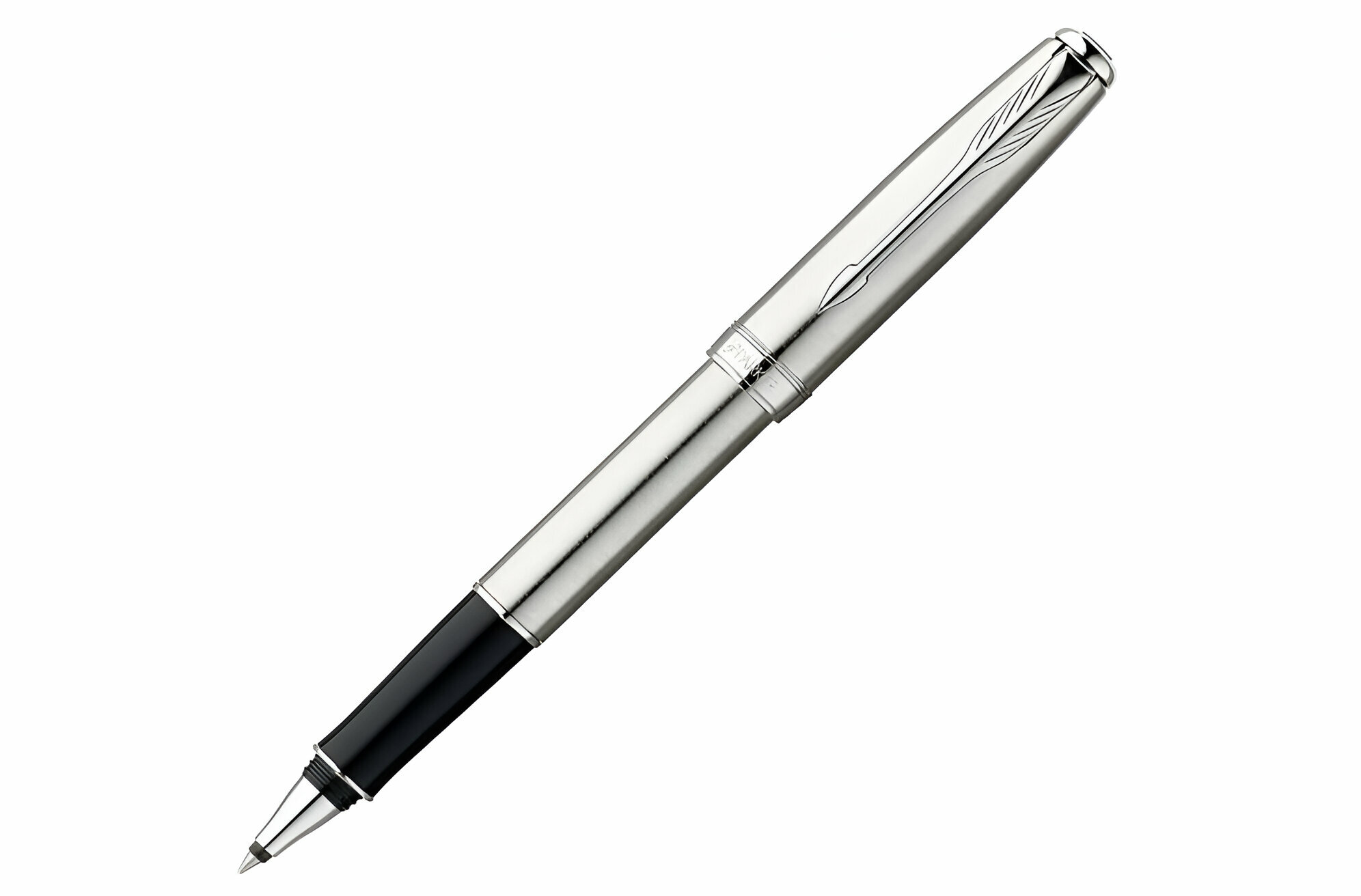 Ручка роллер Parker "Sonnet Stainless Steel", нержавеющая сталь