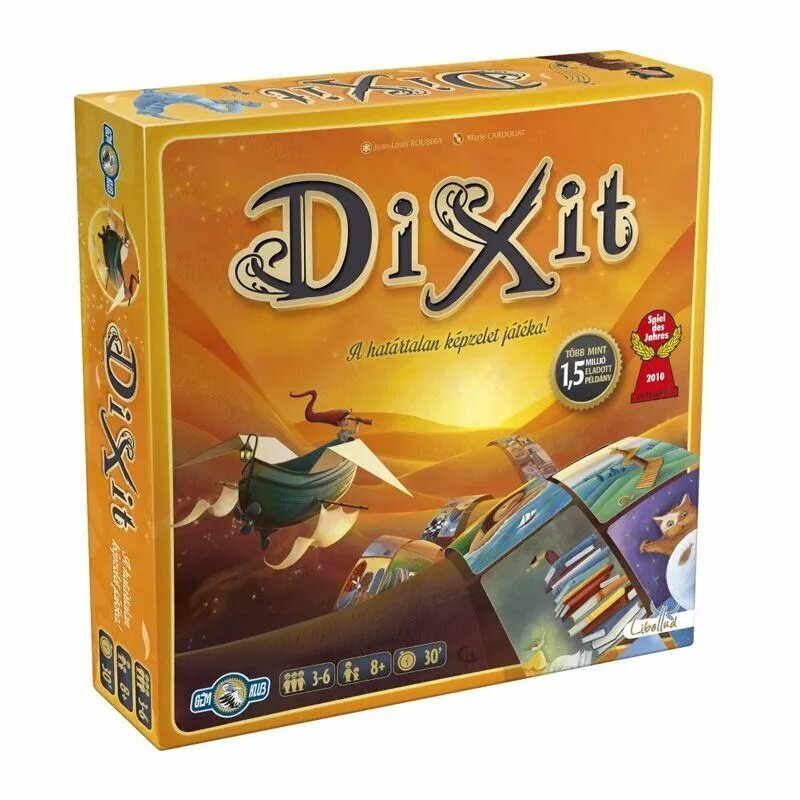 Настольная игра Dixit (Диксит) (original English version). Игра на английском.(желтый, коричневый)