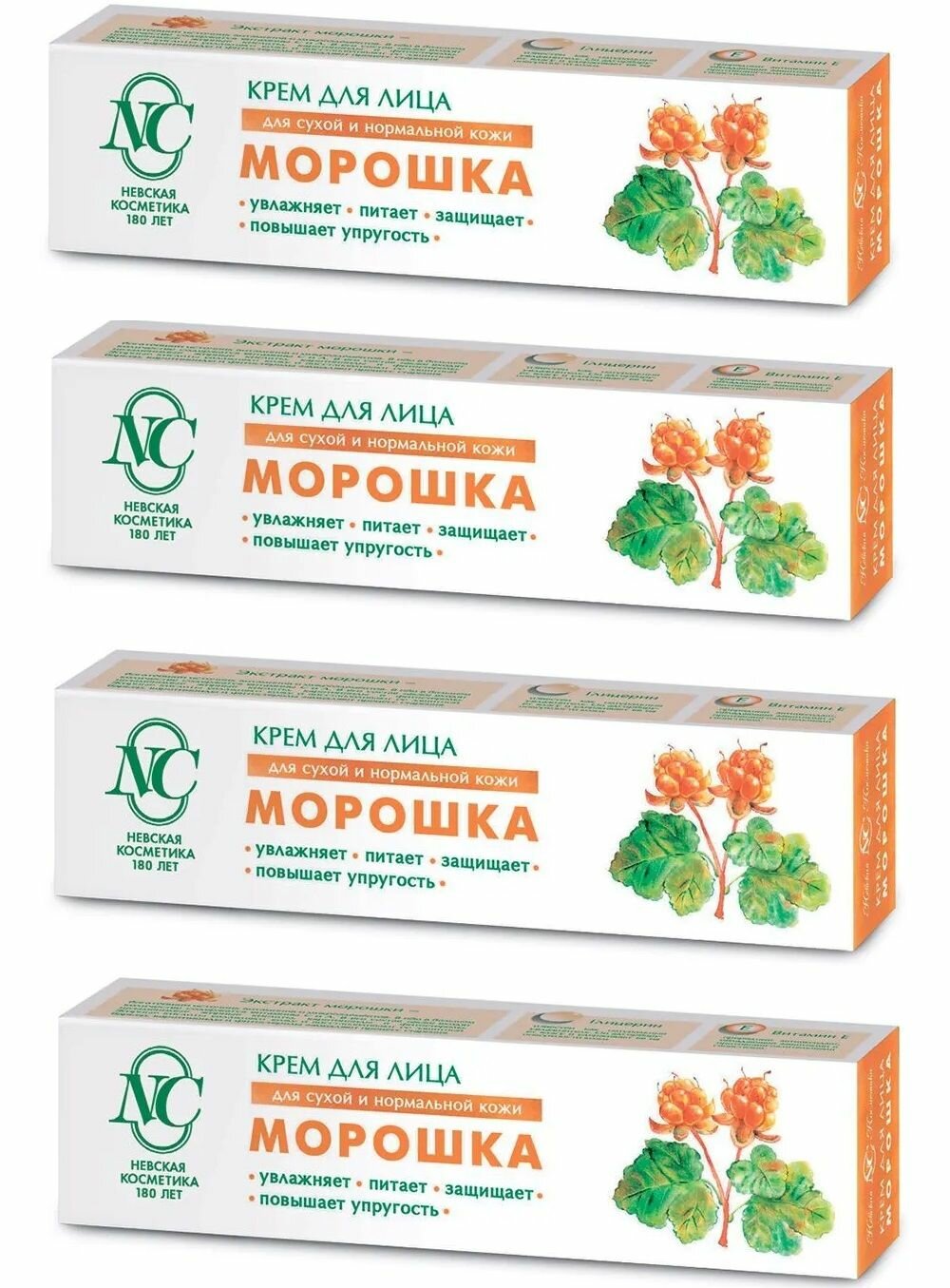 Крем для лица Невская Косметика, Морошка, 40 мл, 4шт