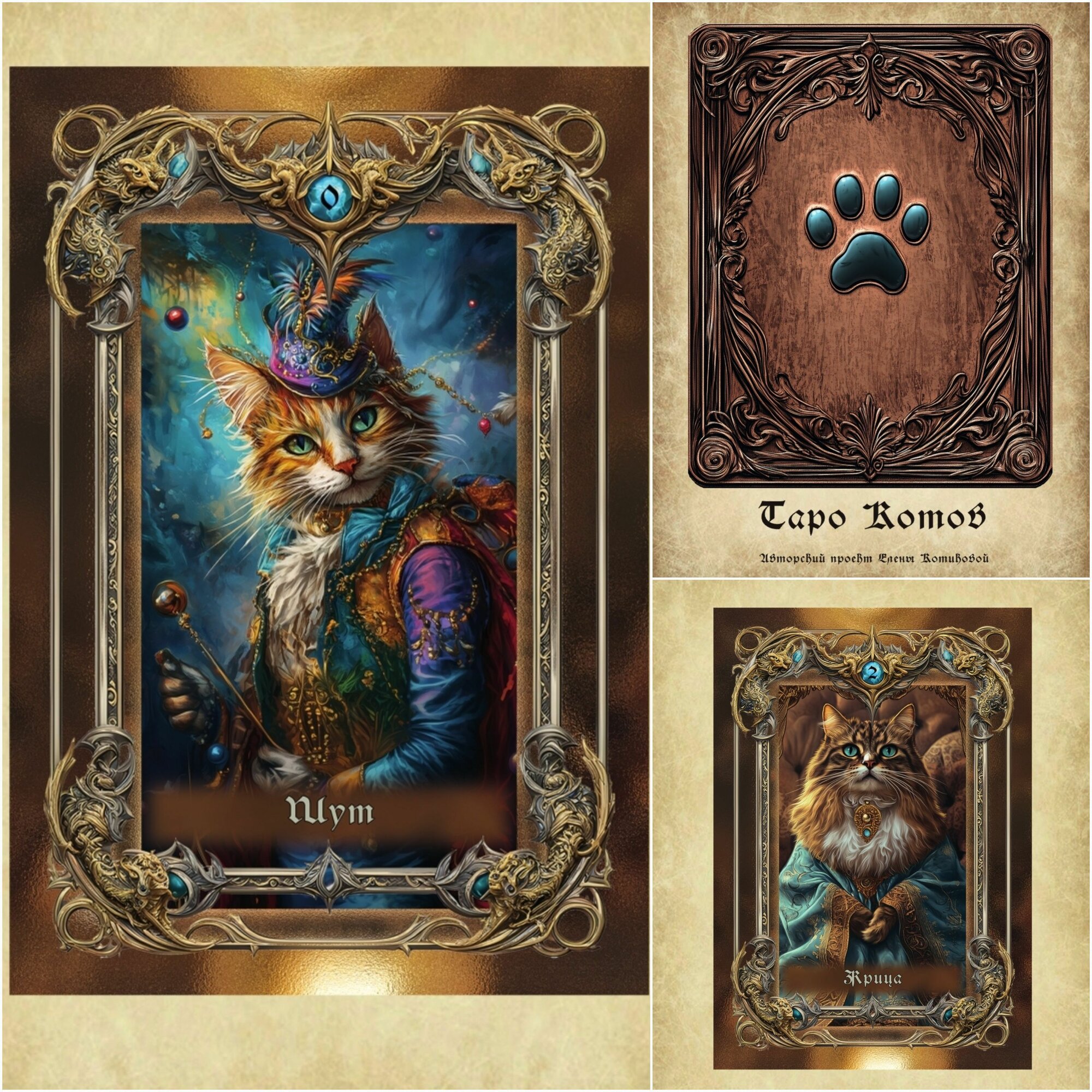 Таро Котов. Авторское таро Елены Котиковой.