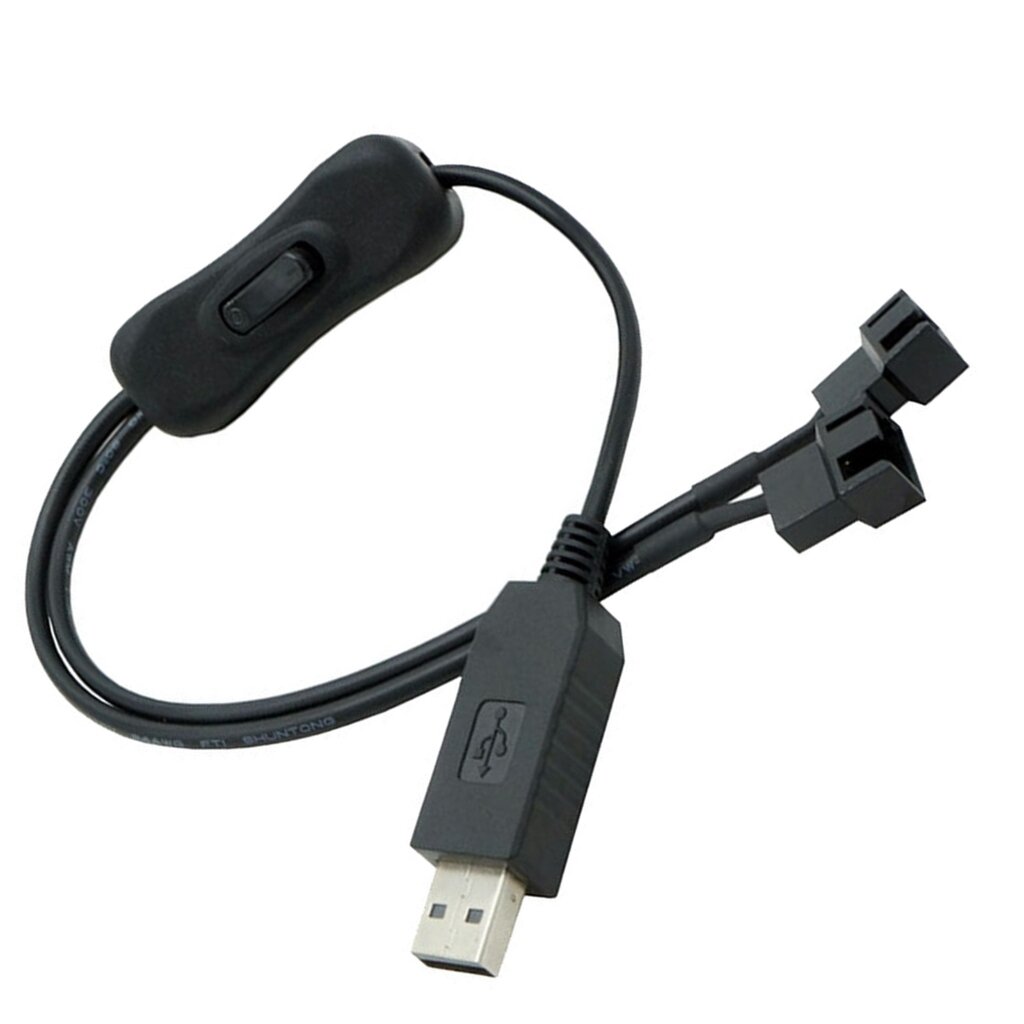 Одноточечный кабель с двумя переключателями от USB к 4Pin-4pin boost type