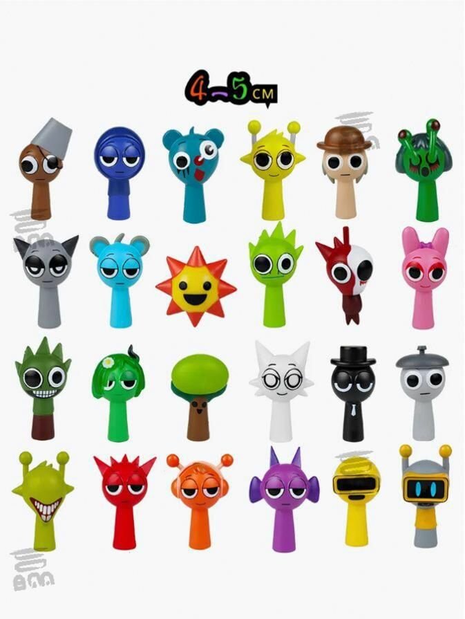 Набор фигурок Струнки / Sprunk Incredibox 24шт (4-5cm)