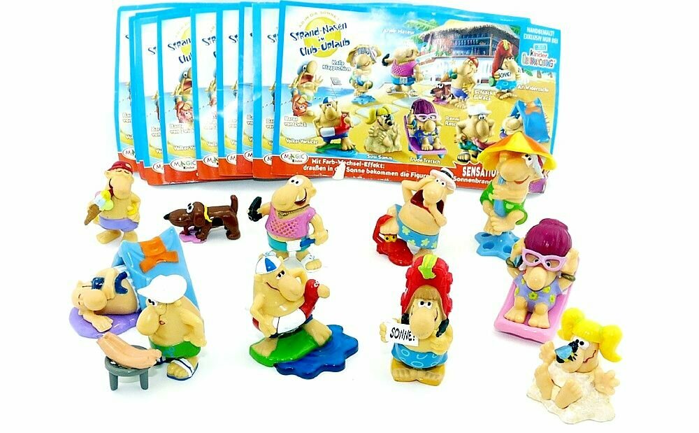 Серия Носатики полная серия из киндер сюрприза 2007 год, 10 штук Оригиналы игрушек, фигурок