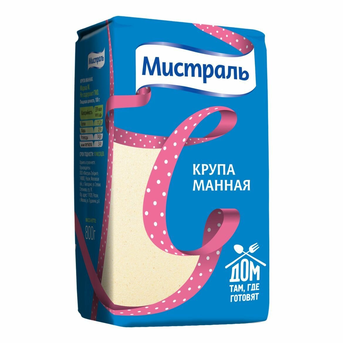 Крупа манная Мистраль 800 г