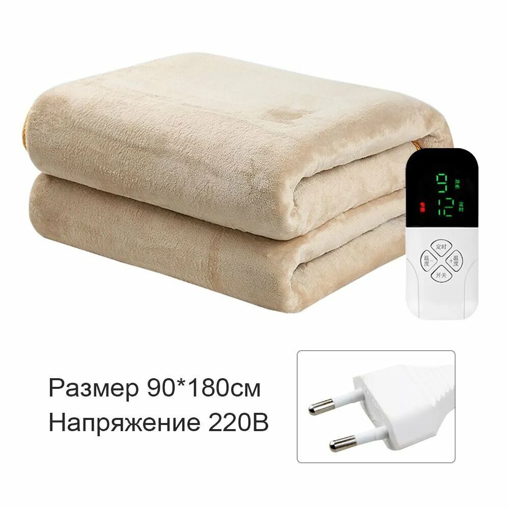 Электропростыня 90x180 см, 80, Вт.