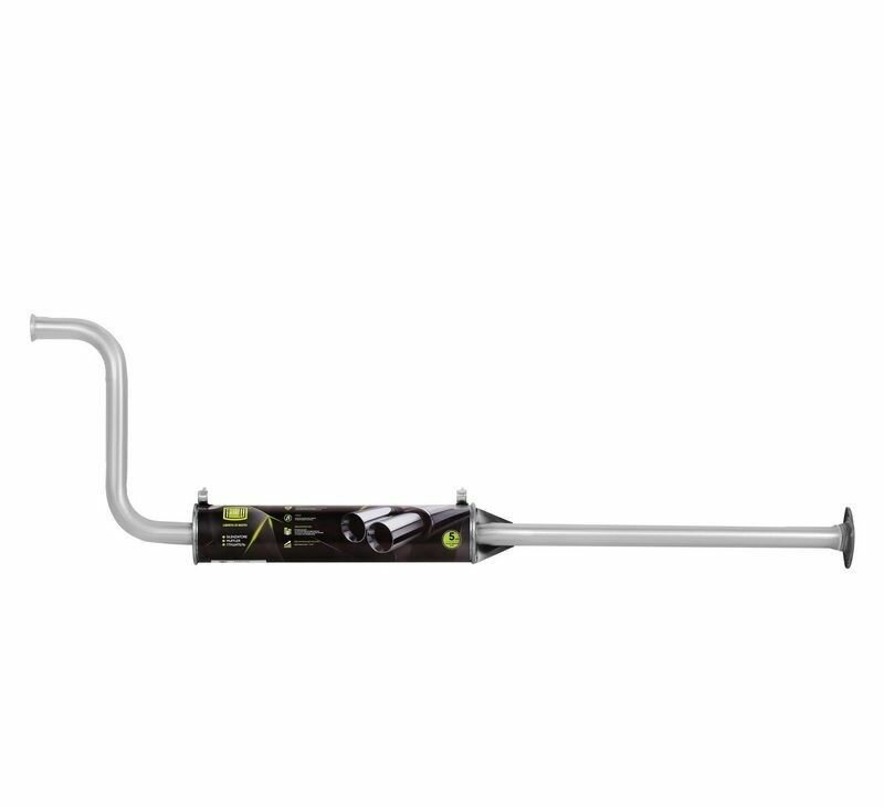 Глушитель для а/м Лада 2108 доп. (резонатор) б/кат. длин. (алюм. сталь)