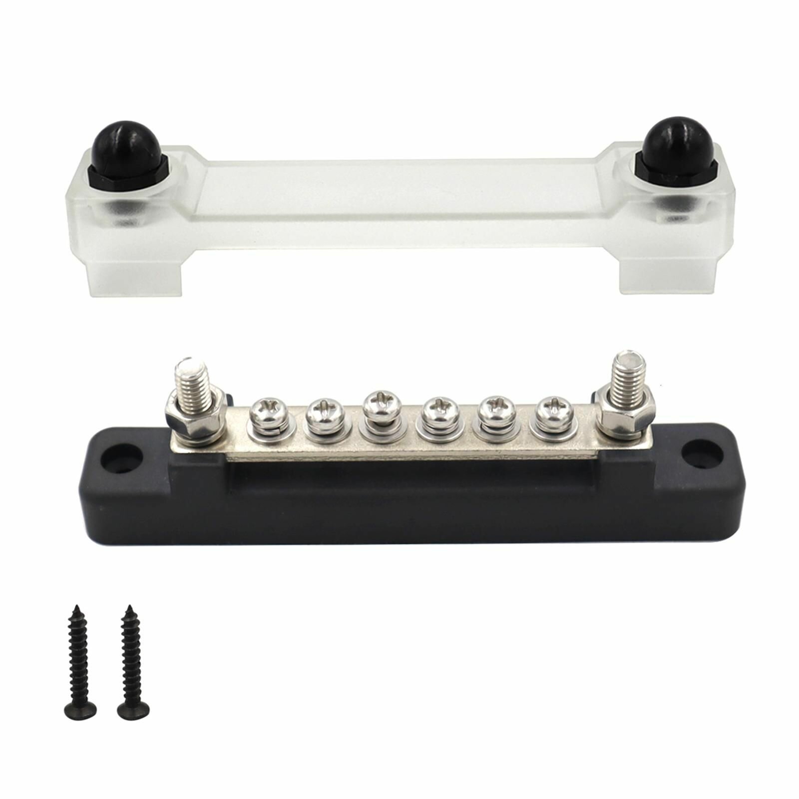 Водонепроницаемая клеммная колодка 150А, Черный - 6 Терминал