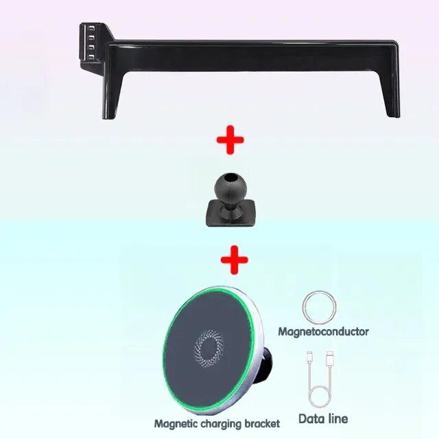 Автомобильный магнитный держатель MagSafe, Base and holder 4