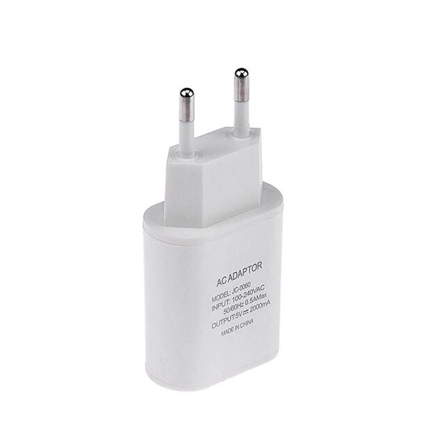 Высококачественное быстрое зарядное устройство USB с вилкой европейского стандарта 5 В, 2 А, настенный дорожный адаптер питания для мобильного телефона для Xiaomi iPhone 6 6s 7 Plus Samsung S7edge White