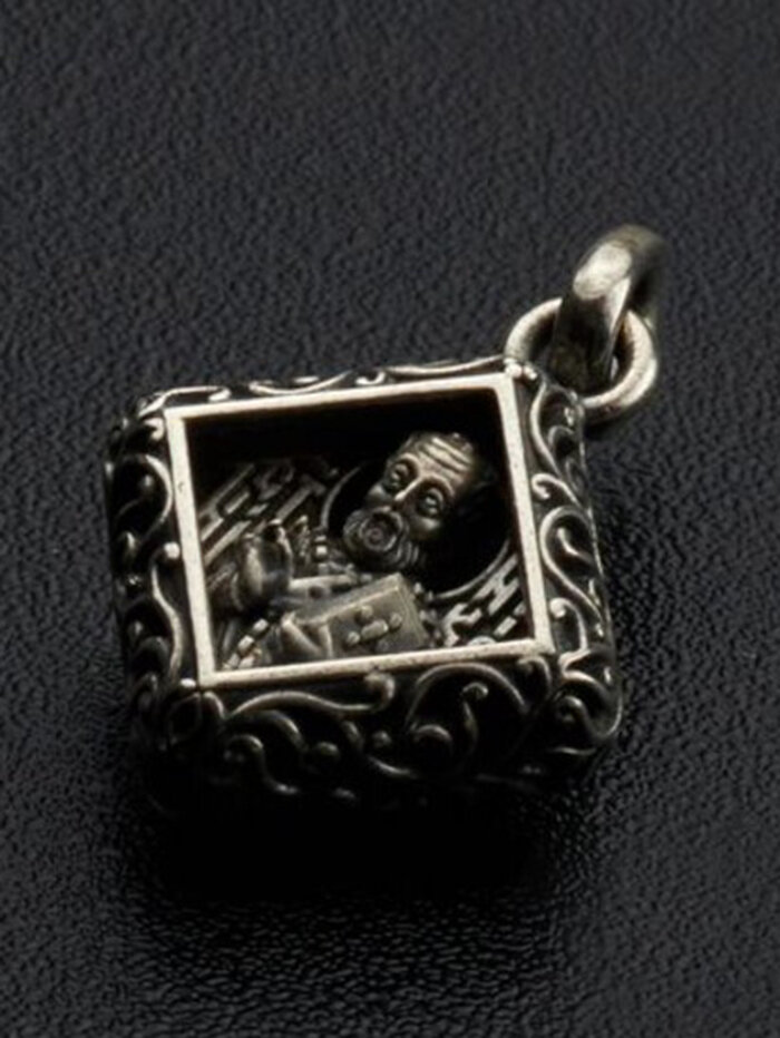 Подвеска, серебро, 925 проба, чернение