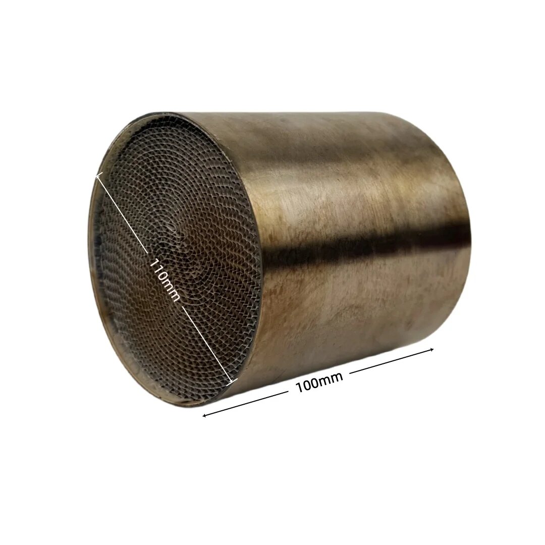 EURO 4 200 Cell Универсальный металлический каталитический нейтрализатор Honycomb Спортивный металлический катализатор 95*100 мм 120*100 мм 110*100 мм D110X100