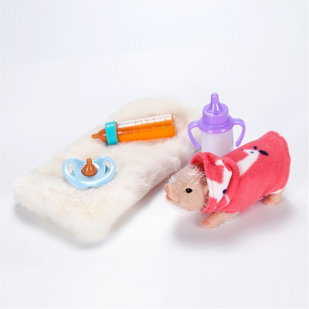 Реалистичная силиконовая фигурка поросенка, кукла для детей, модель животного для поднятия домашних животных, реборн