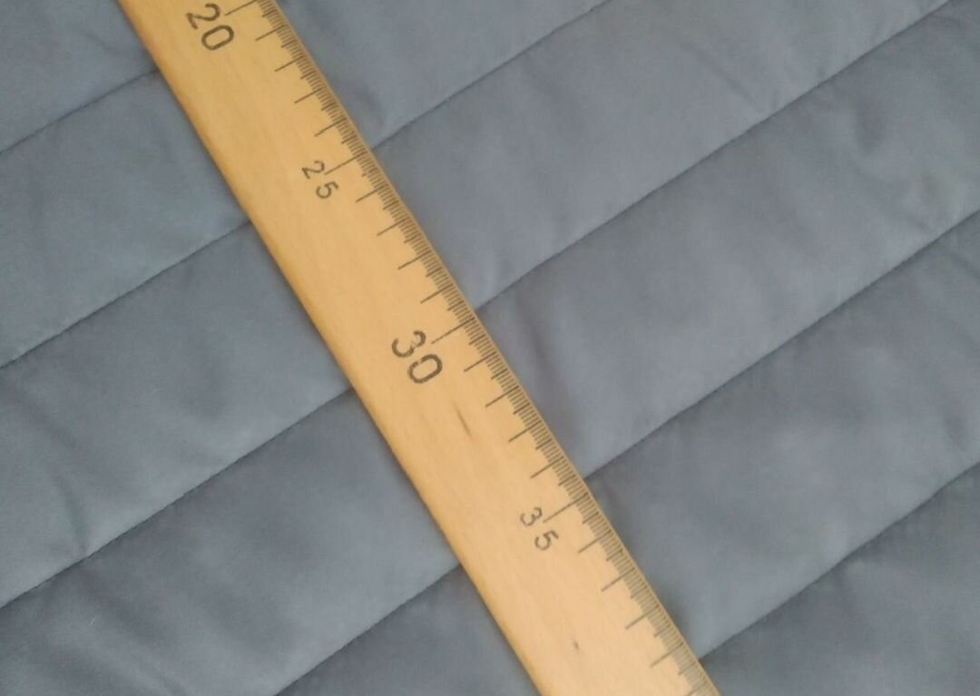 Курточная ткань стёганая "Серая", ткань для шитья, длина 100 см, ширина 150 см