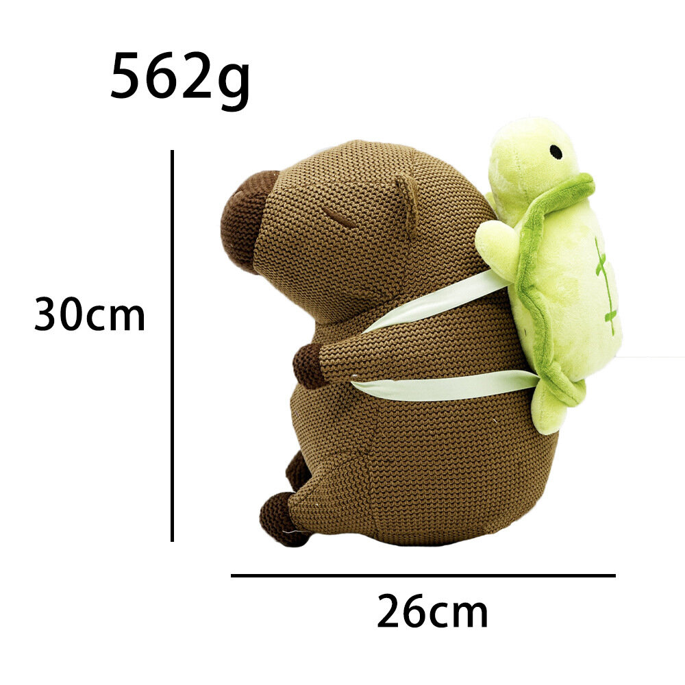 Трансграничная новинка вязаная крючком Капибара плюшевая коричневая вязаная плюшевая кукла Капибара