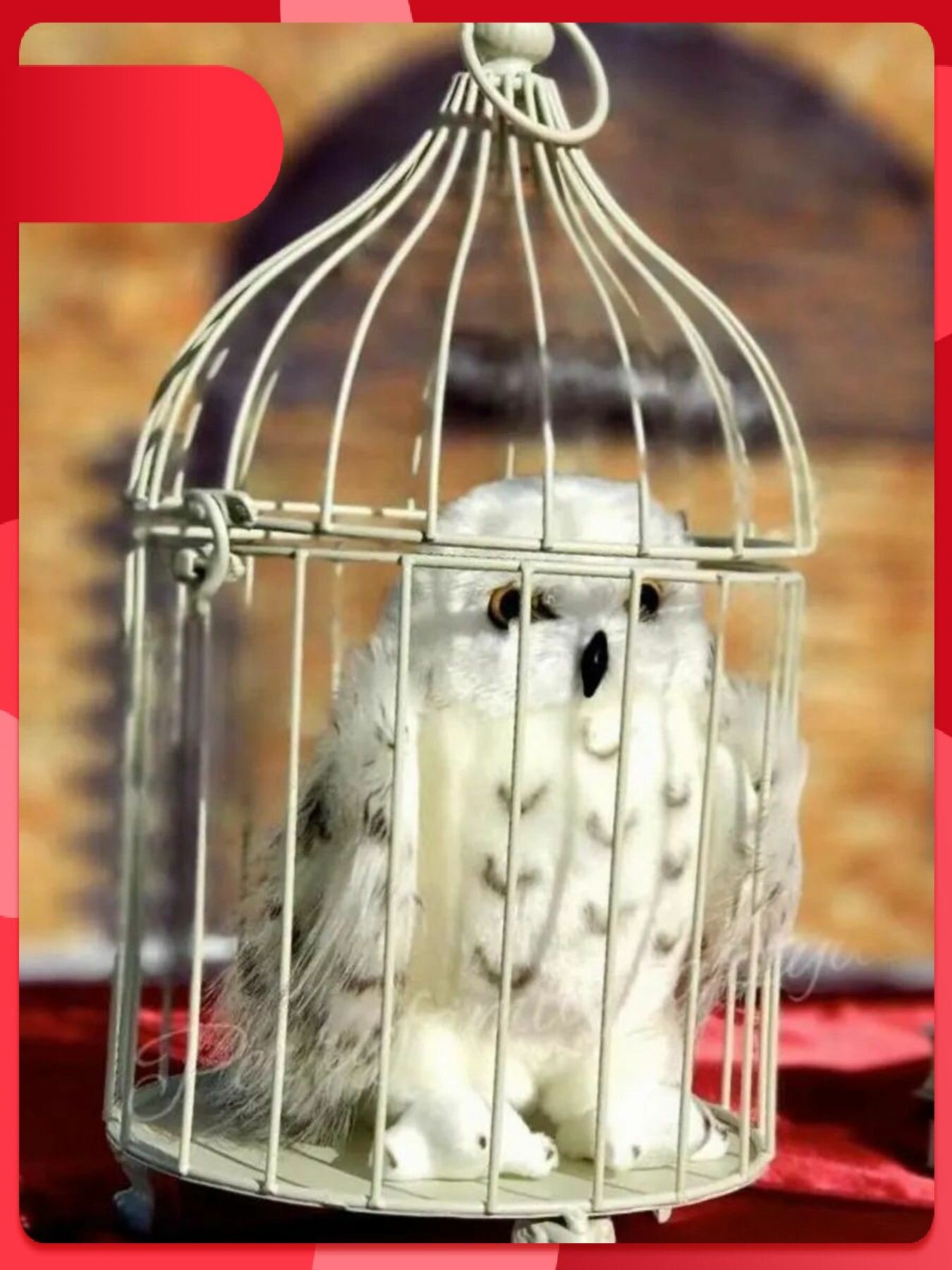 Эксклюзивная плюшевая сова Букля из The Noble Collection