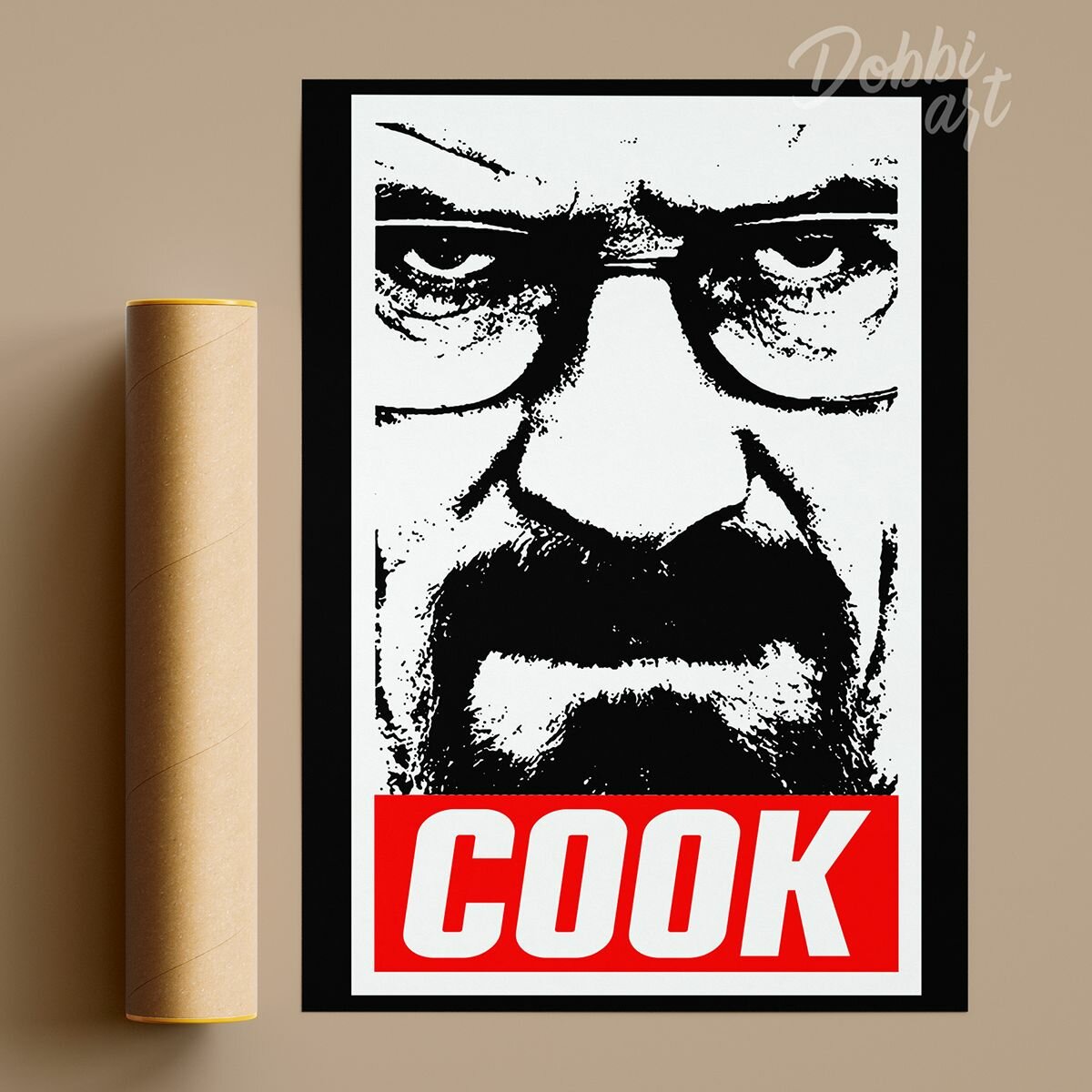 Постер Во все тяжкие 50х70 см без рамы/, Breaking Bad, плакат к сериалу/ Постер для интерьера, в подарок