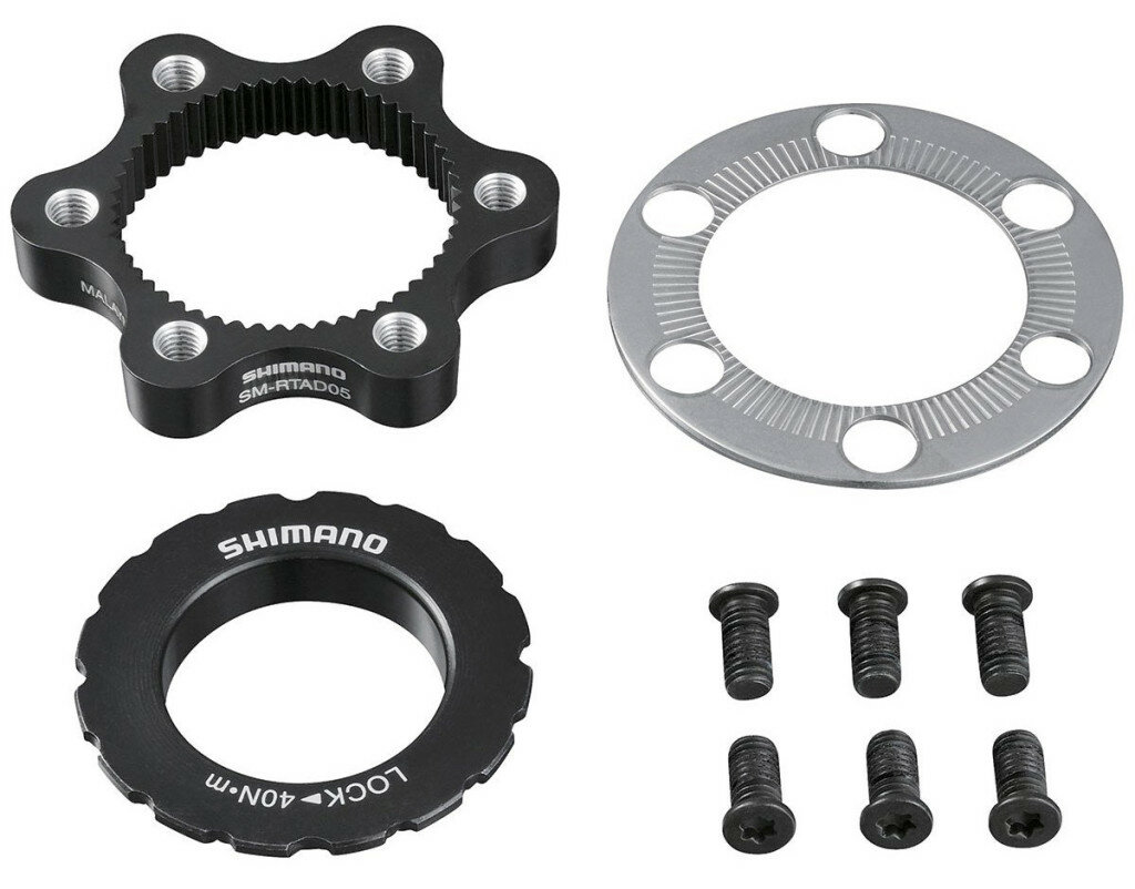 Адаптер дискового тормоза SHIMANO SM-RTAD05 Center Lock/6 болтов
