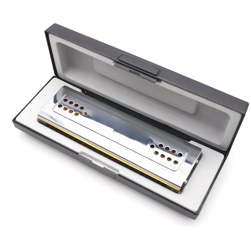 Двусторонняя тремоло-гармошка Swan 2-в-1, губная гармошка, дюралюминиевый ключ