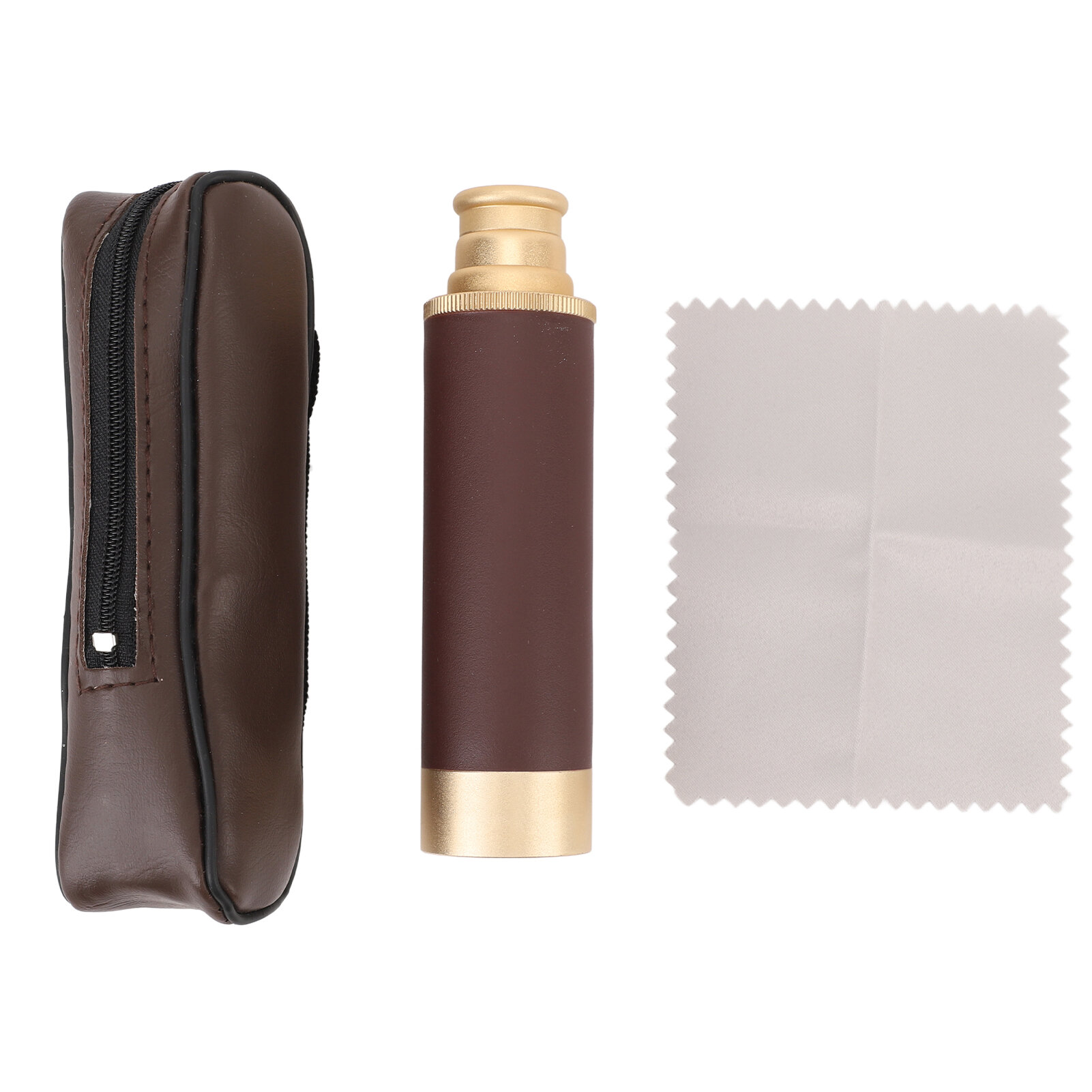 Монокулярный телескоп складной латунный алюминиевый сплав Pu Retro 25x30 Zoomable Pirate Monocular для наблюдения за птицами охоты