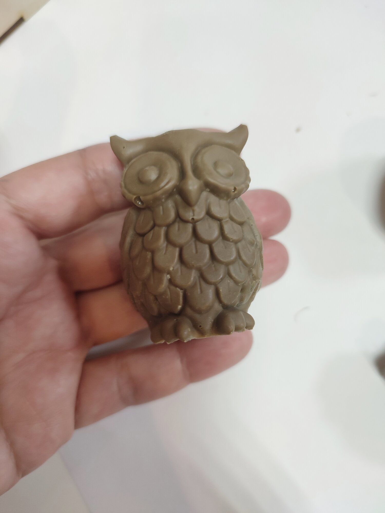 Дегтярное мыло натуральное ручной работы Сова