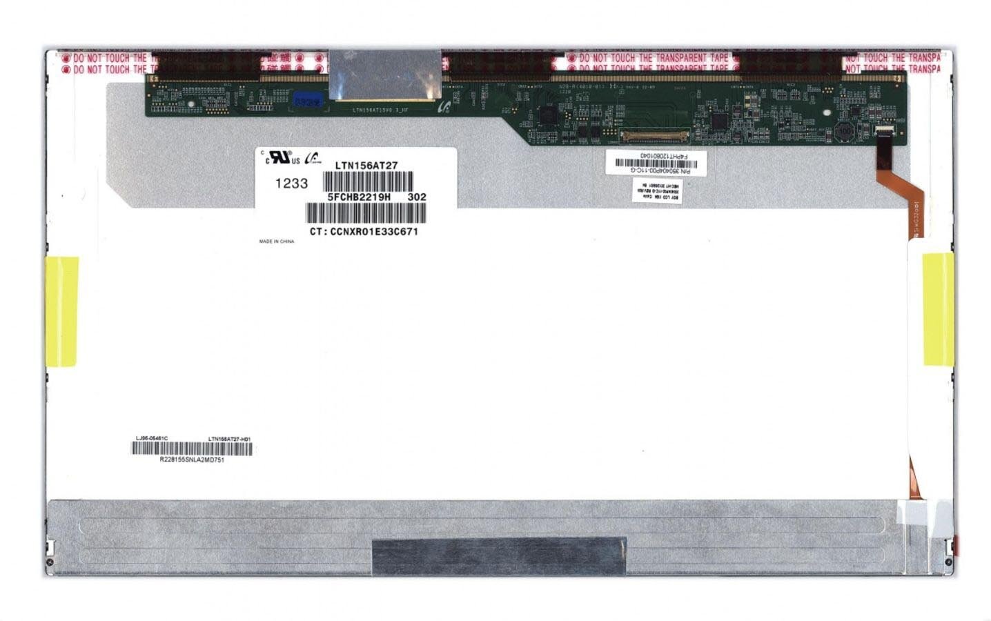 Матрица совместимая с LTN156AT27, Диагональ 15.6, 1366x768 (HD), Светодиодная (LED)