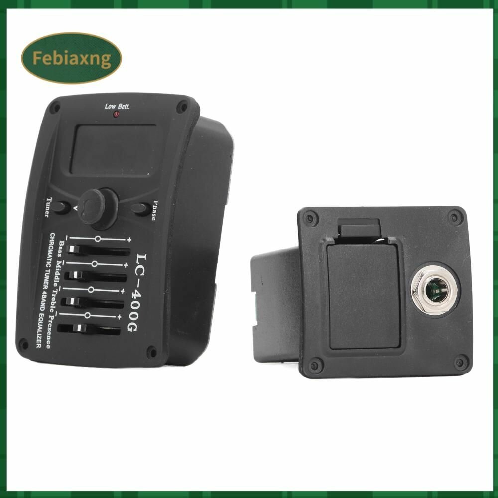 4-полосный эквалайзер для акустической гитары, портативный и надежный, для сценических выступлений