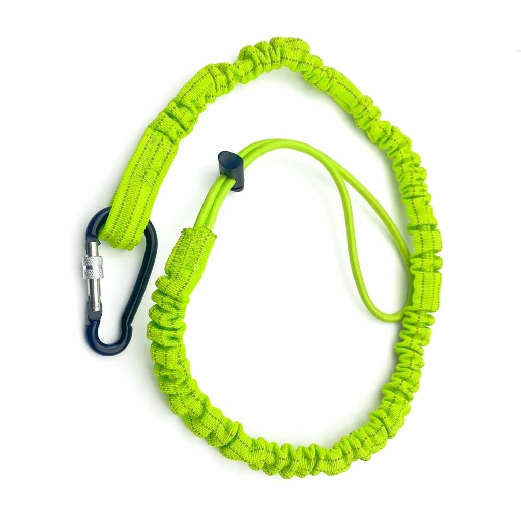 Длинный страховочный трос с двойной блокировкой