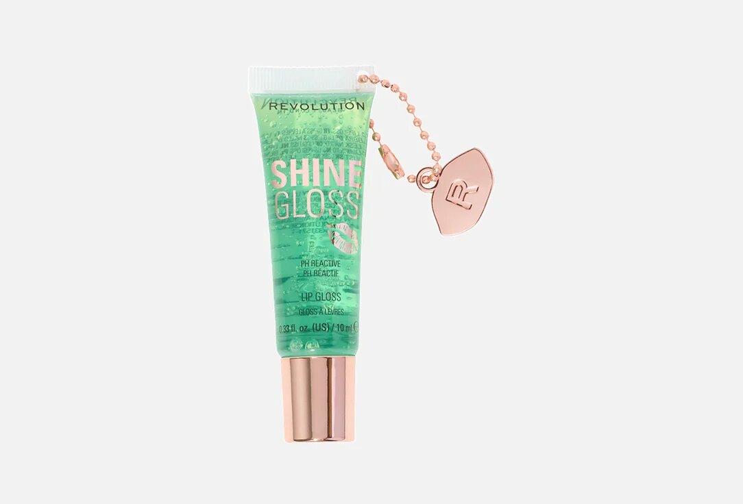 Блеск для губ MakeUp Revolution Shine gloss, оттенок Apple sour, 10 мл