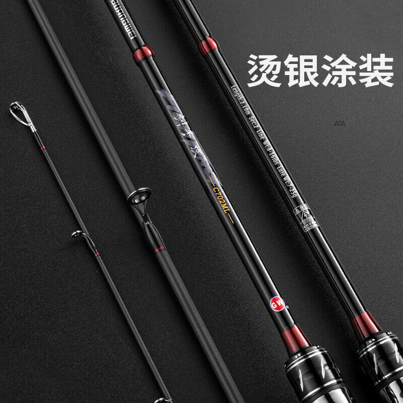 GW Fishing Rod Sword Hand Attack Road Asia Road Slip Rod Carbon Fiber Long Throw Rod MF Medium Fast Adjustment ML Straight Handle 1.8m [Single Rod]