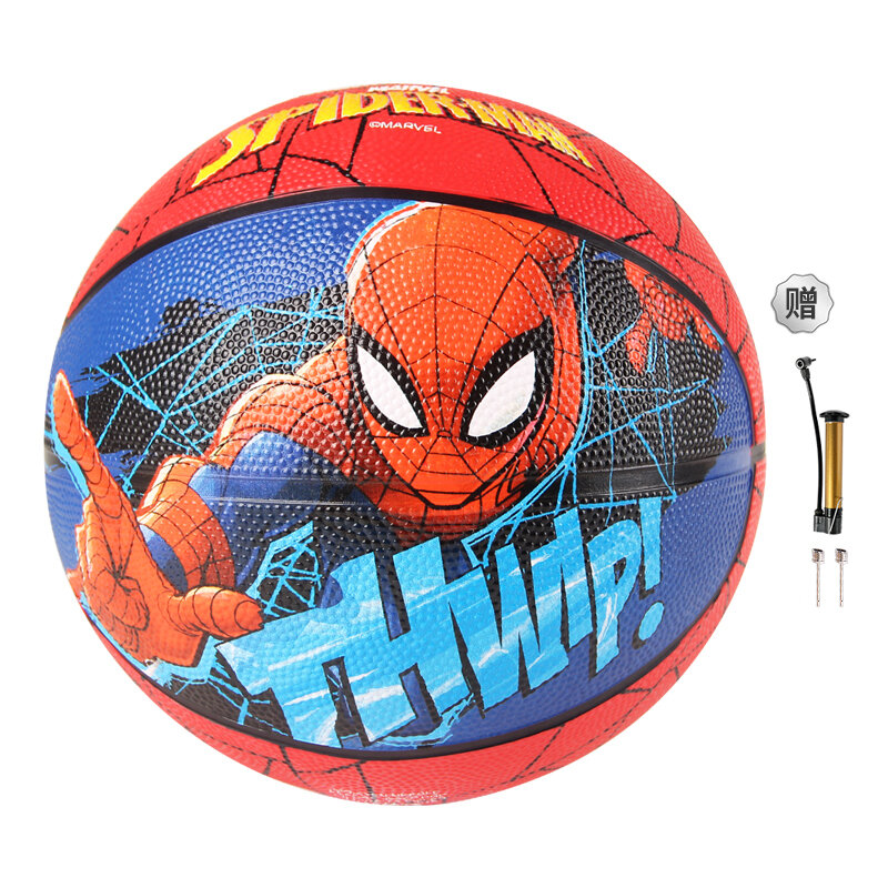 Резиновый баскетбольный мяч детский MESUCA x MARVEL, красный, размер 5 EU