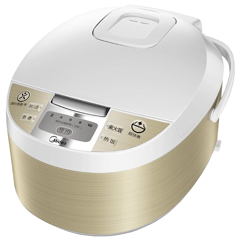 Рисоварка Midea MB WFD4015 многофункциональная, цвет champagne gold, с функцией задержки запуска