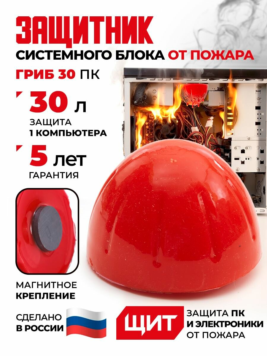 Защитник компьютера от пожара автоматический модуль ГРИБ30