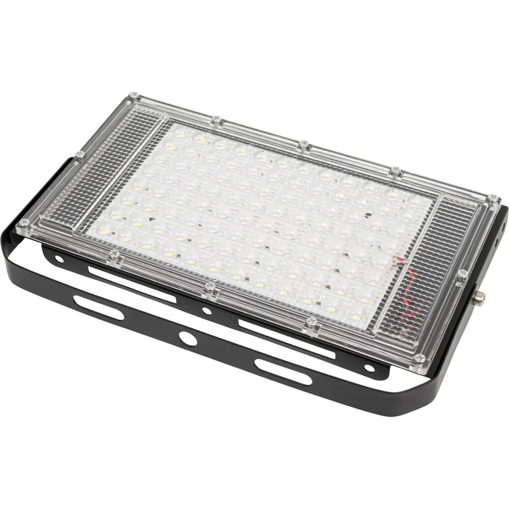 Светодиодный низковольтный прожектор GLANZEN FAD-0030-30-12V с зажимами "крокодил" КА-00009083, 85 В