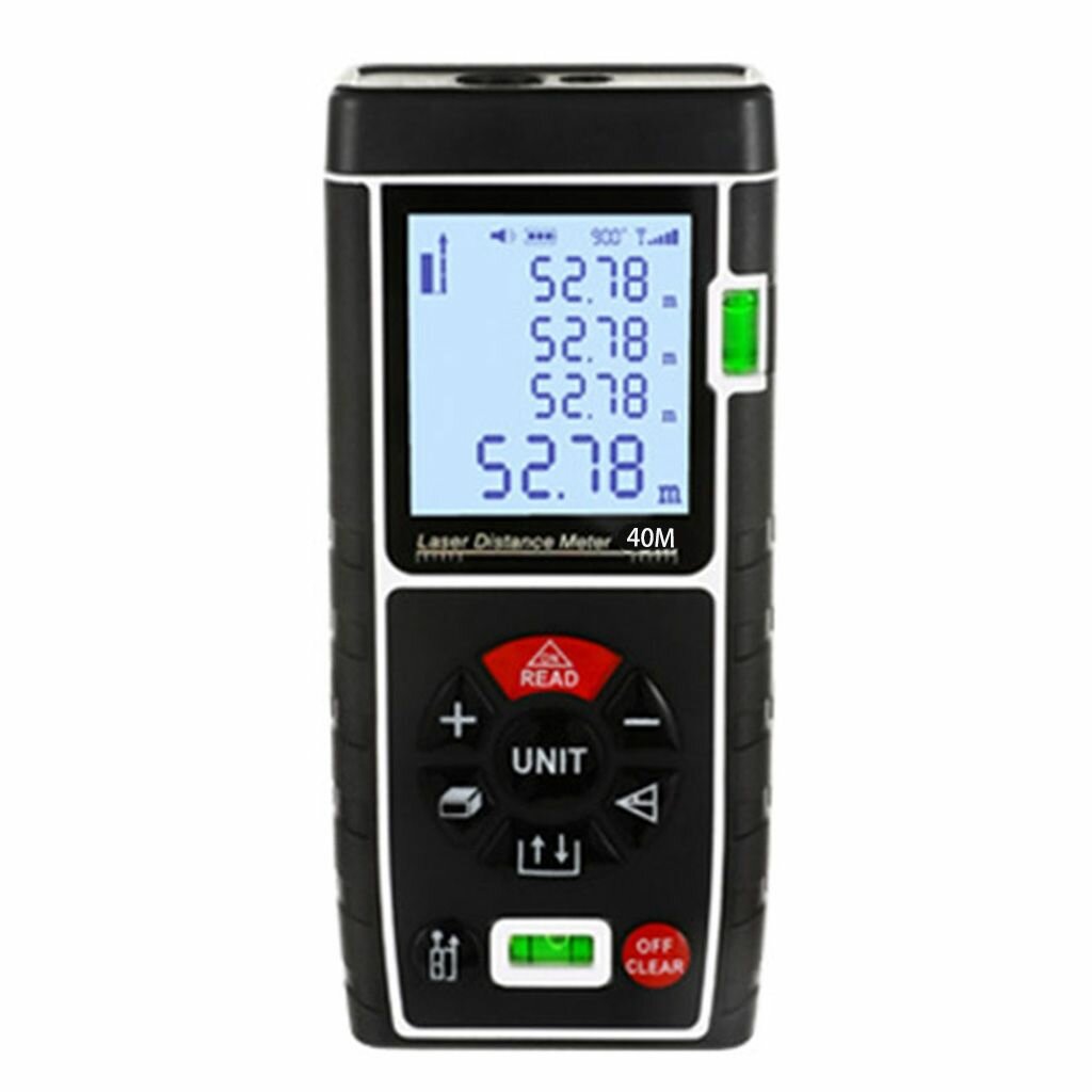 Строительное измерительное устройство Линейка Лазерный дальномер Тестовый инструмент 40-метровый дальномер