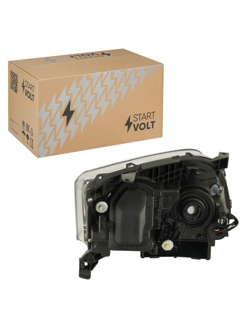 Фара головного света галоген, электрический корректор левая STARTVOLT SHL 1905L