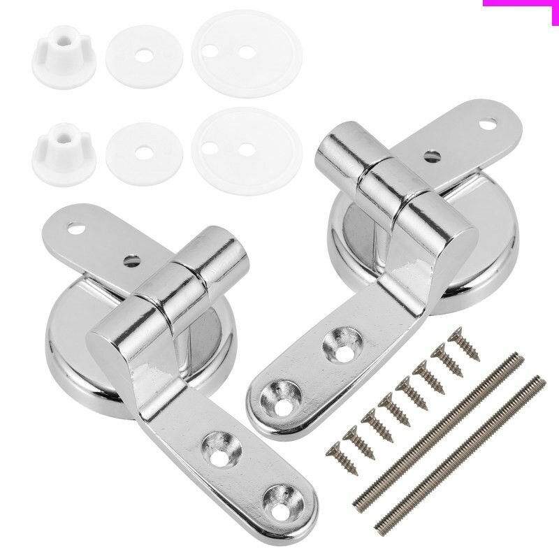 Сиденье для унитаза с петлями, крышка, пинцеты, аксессуары для замедления, круглая биде-шланг